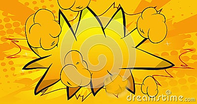 Comic Book Background. Motion Poster Stock Footage - Video of explosion ...