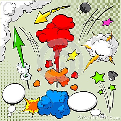 Comic Book Design Elements Stock Photos - Image: 20582833