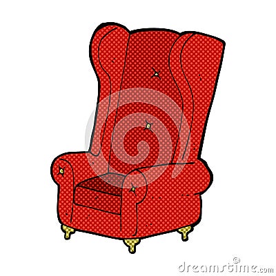 Comic Cartoon Old Armchair Stock Photo | CartoonDealer.com #52932216