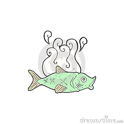 Comic Cartoon Smelly Fish Stock Illustration - Image: 52878809