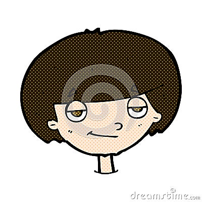 Comic Cartoon Smug Looking Boy Royalty-Free Stock Photo | CartoonDealer ...