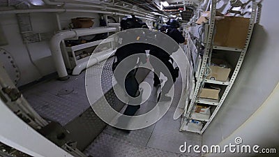 Commandos of the Spanish Customs Service in Training. Stock Footage ...