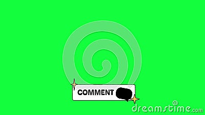 Comment, Chat, Speech Bubble Animation, Lower Thirds on Green Screen ...