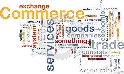 Commerce Word Cloud Royalty Free Stock Photos - Image: 11466128