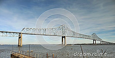 Commodore Barry Bridge, Chester, PA Editorial Image - Image: 24033835