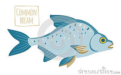 Common Bream, Vector Cartoon Illustration | CartoonDealer.com #67975412