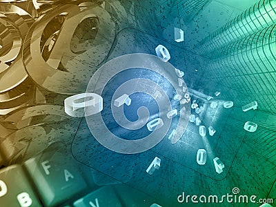 Communication Collage Royalty-Free Stock Photography | CartoonDealer ...