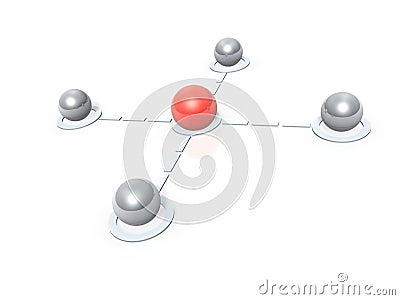 Communication Nodes Royalty-Free Stock Photo | CartoonDealer.com #12613719