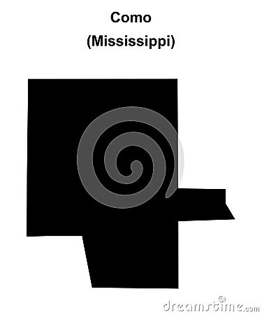 Como Outline Map Vector Illustration | CartoonDealer.com #387461312