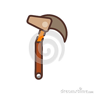 Compact Hawk Tool Design For Ease Of Use Vector Illustration ...