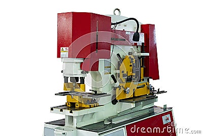Compact Hydraulic Punch Shear Bender And Notching Machine For Cutting ...