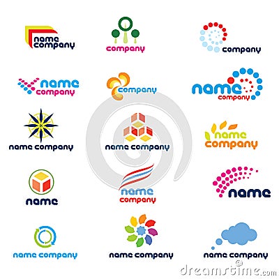 Company Logo Designs Stock Image - Image: 11574281