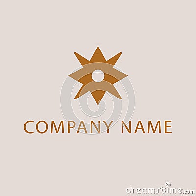 Compas Logo Design. Abstract Compos Symbol Logo Template. Vector ...