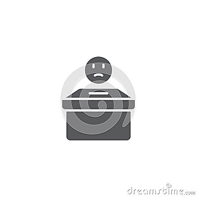 Complaint Box Outline Icon Linear Style Sign For Mobile Concept And Web ...