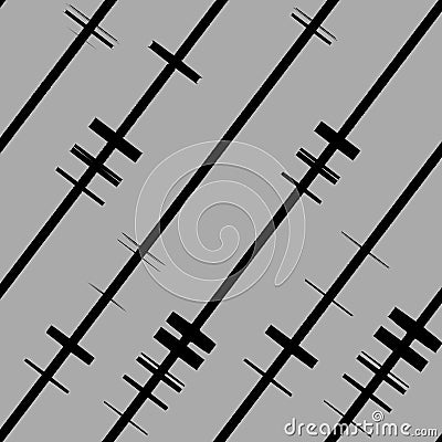 Parallel Straight Diagonal Lines Black On Grey Stock Photography ...