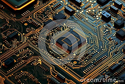 Complex Computer Motherboard Circuits Are Elegantly Portrayed In This ...