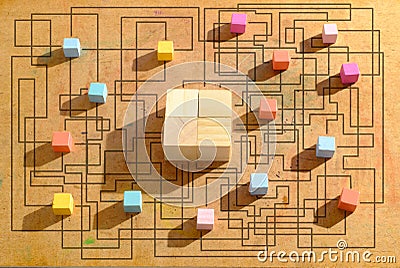 Complex Messy Management Or Organization, Chaotic Decision Tree ...