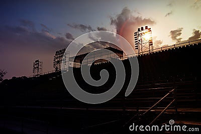 A Complex Scaffold Setup For A Stage For An Outdoor Concert Royalty ...