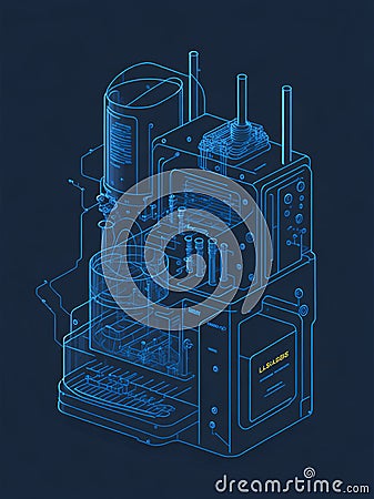 Complexity Of Laboratory Equipment With A Close-up Shot Of A Mass ...