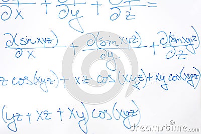 Complicated Mathematical Equation Royalty Free Stock Images - Image ...