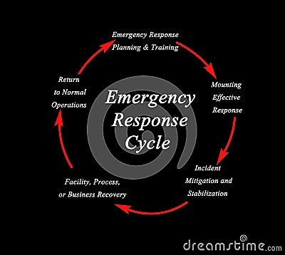 Emergency Response Cycle Stock Photography | CartoonDealer.com #255471434