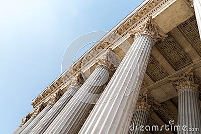 Composite Order Of Greek Style Columns Royalty-Free Stock Photography ...