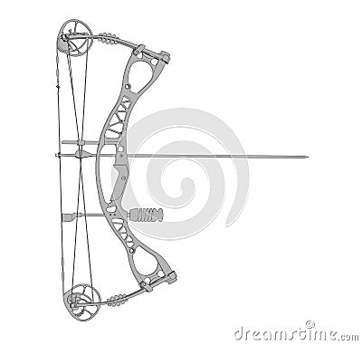 Compound Bow Stock Image | CartoonDealer.com #41441971