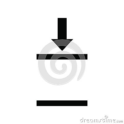 Compress Push Or Squeeze Symbol Cartoon Vector | CartoonDealer.com ...