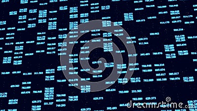 Computer Animated Abstract Blue Background Stock Footage - Video of ...