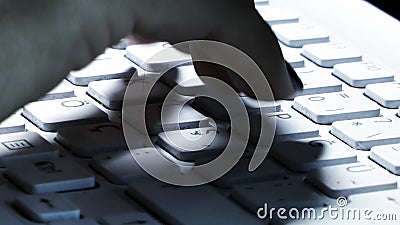 Computer Business Office Work Keyboard Typing Stock Video - Video of ...