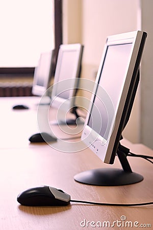 Computer Center Royalty Free Stock Images - Image: 1455619