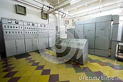 Computer Center Cabinets From The Soviet Union Times. Computer Of The ...