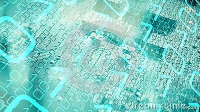 Computer Chip Algorithm, New Technology Intro Background Stock Video ...