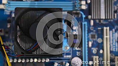 Computer fan spinning stock footage. Video of mechanical - 79999192