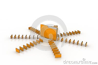 Computer File Folder Stock Image | CartoonDealer.com #36835315