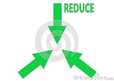 The Reduce Symbol Representing Reduction In Usage Of New Materials Or ...