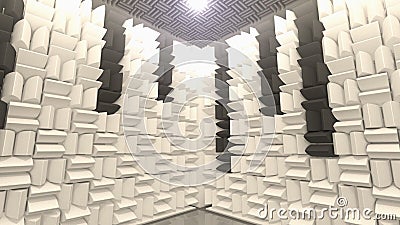Sound Proof Room, Anechoic Chamber. Stock Video - Video of quiet ...