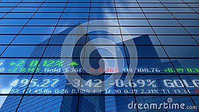 Stock Market Office Building. Stock Video - Video of economic, building ...