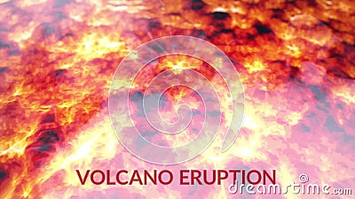 Roaring Volcano Eruption stock video. Video of glowing - 151803509