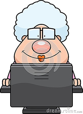 Computer Grandma Royalty Free Stock Photos - Image: 14627698