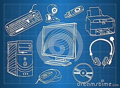 Computer Hardware - Peripherals Stock Image - Image: 24926841