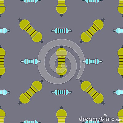 Computer IC Chip Template Microchip Seamless Pattern Background Circuit Board Design Abstract ...