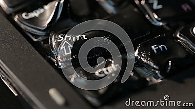 Computer Keyboard Melt High Temperature Stock Video - Video of death ...