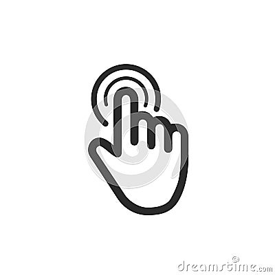 Computer Mouse Click Cursor. Cursor Icon. Vector Illustration ...