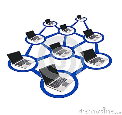 Computer Networking Stock Image - Image: 25197321