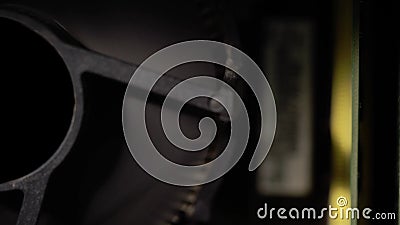 Computer Pc Cooler Fan Turn on and Off. Electronic Cooling Device of ...