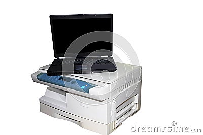 Computer And Printer Stock Images - Image: 10046704