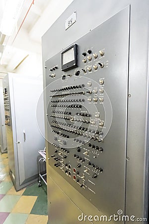 Computer Of The 70s Of The USSR. Inside A Computer Cabinet From The 70s ...