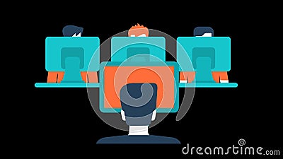 Computer Science Education Animation Transparent Vector Motion Graphics ...