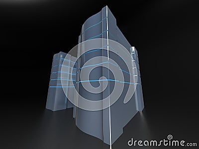 Computer Towers Royalty-Free Cartoon | CartoonDealer.com #9336050